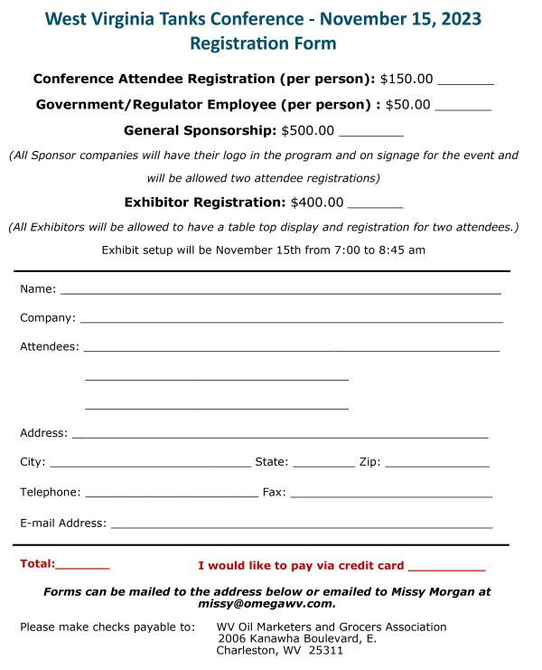 2023 OMEGA / GO-WV Storage Tank Conference – Registration open - Gas ...
