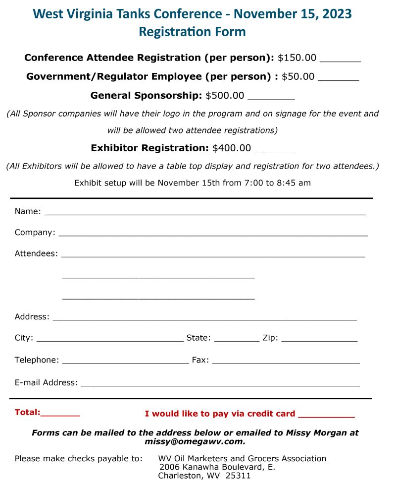 2023 OMEGA / GO-WV Storage Tank Conference – Registration open - Gas ...
